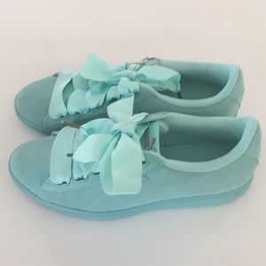 Puma | Shoes | Puma Vikky Ribbon Aruba Blue | Poshmark